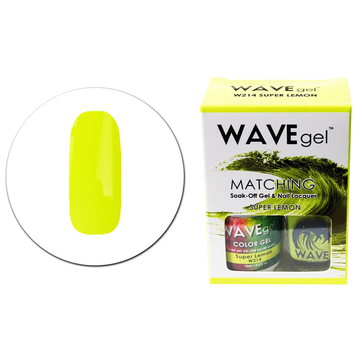 WAVE GEL MATCHING SET #214 - Super Lemon