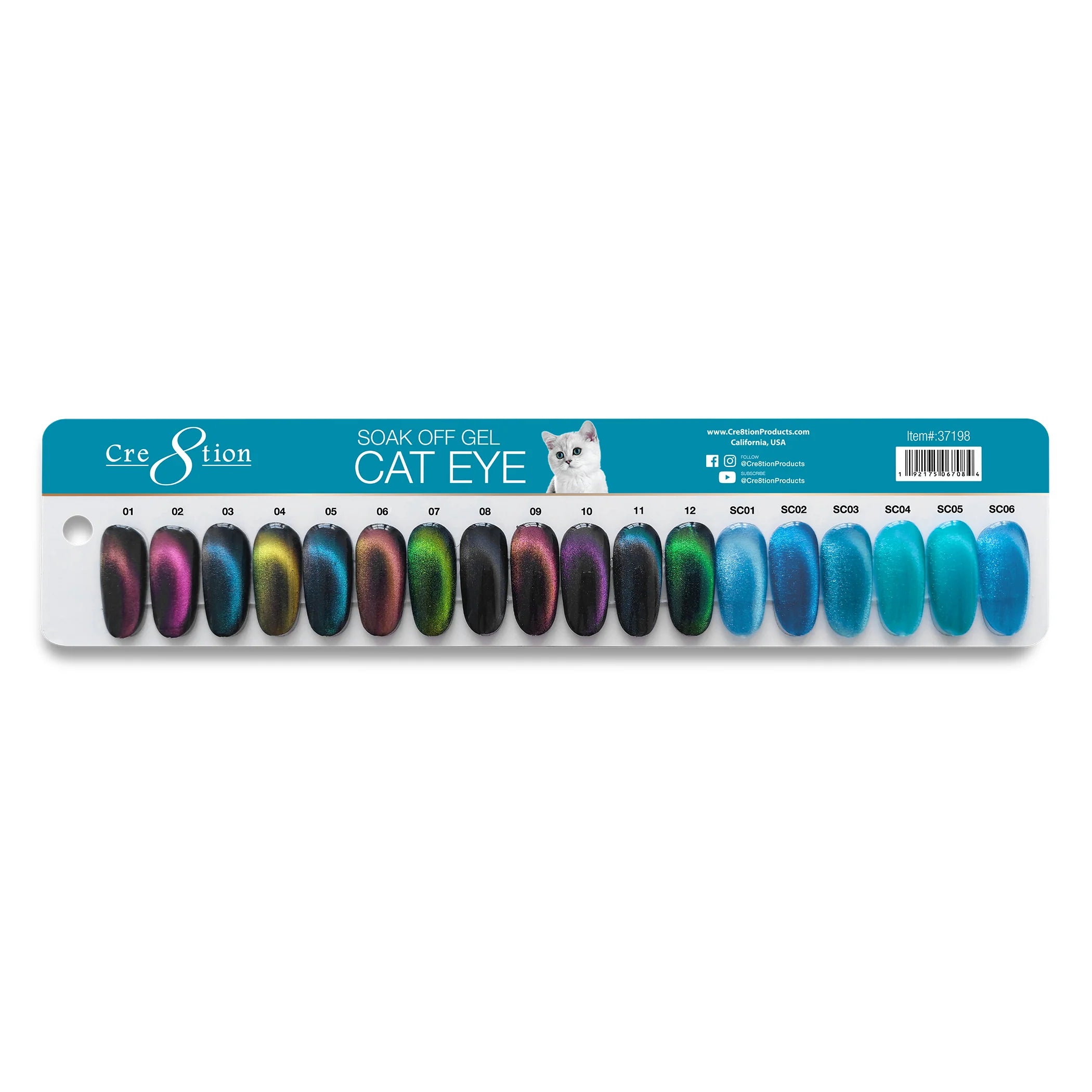 CRE8TION Cat Eye Full Set 18 Colors
