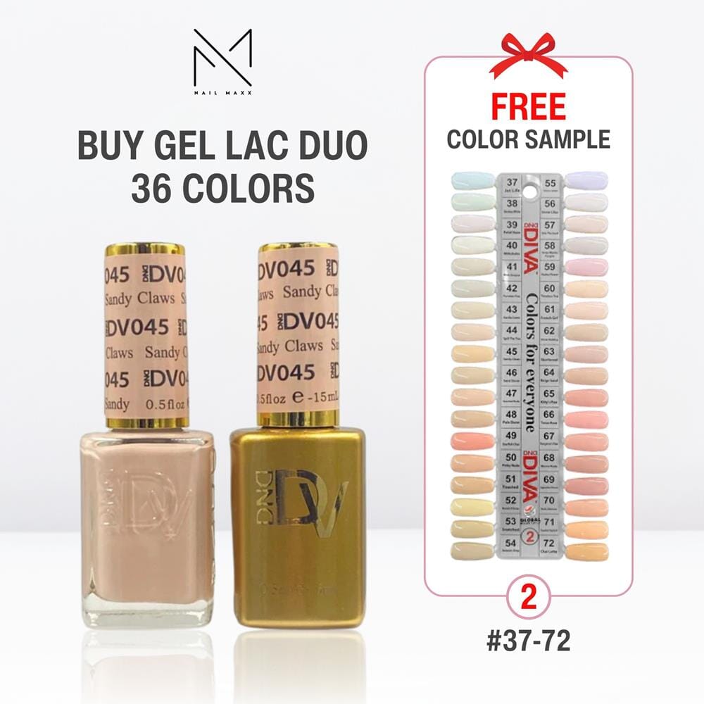 DND DIVA - Swatch 36 colors (#037 - #072)