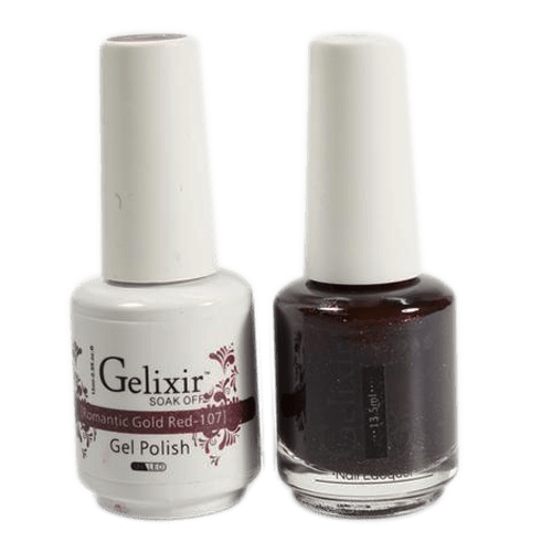 GELIXIR GEL COLOR - GLX107 - Duo Gel & Polish 0.5oz