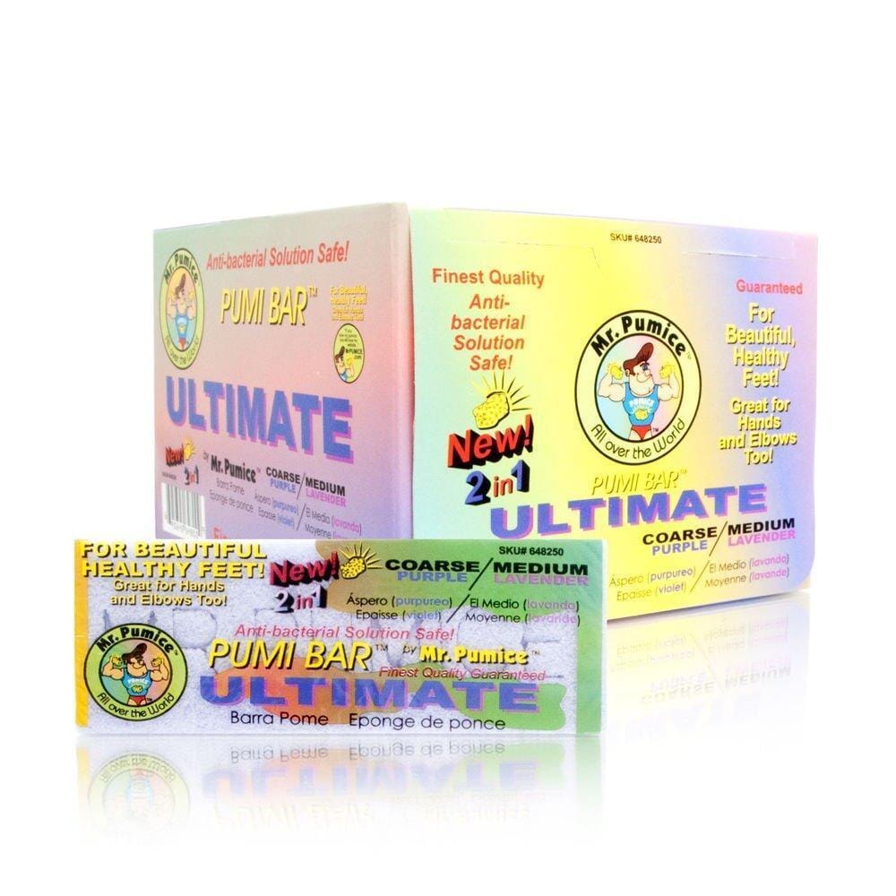 MR. PUMICE ULTIMATE PUMI BAR (MEDIUM/COARSE) 12-COUNT DISPLAY BOX